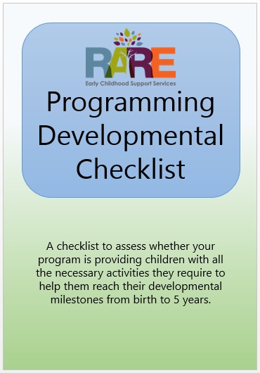 Exploring Developmental Checklists – www.rare.support